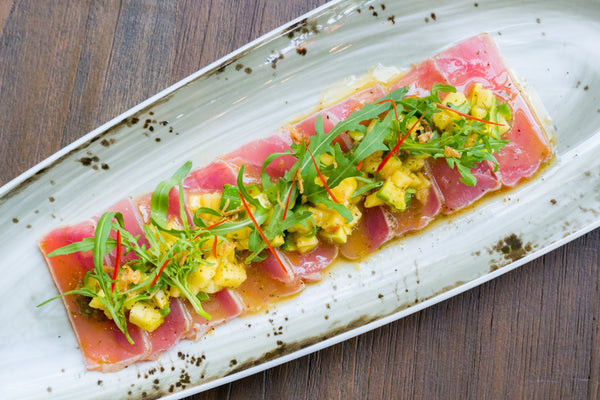 Summer recipe: Fish carpaccio with mango and avocado – SAL de IBIZA